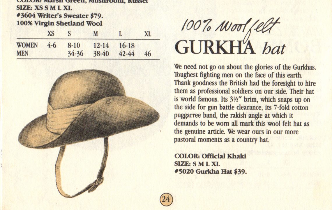 Gurkha Hat – Abandoned Republic