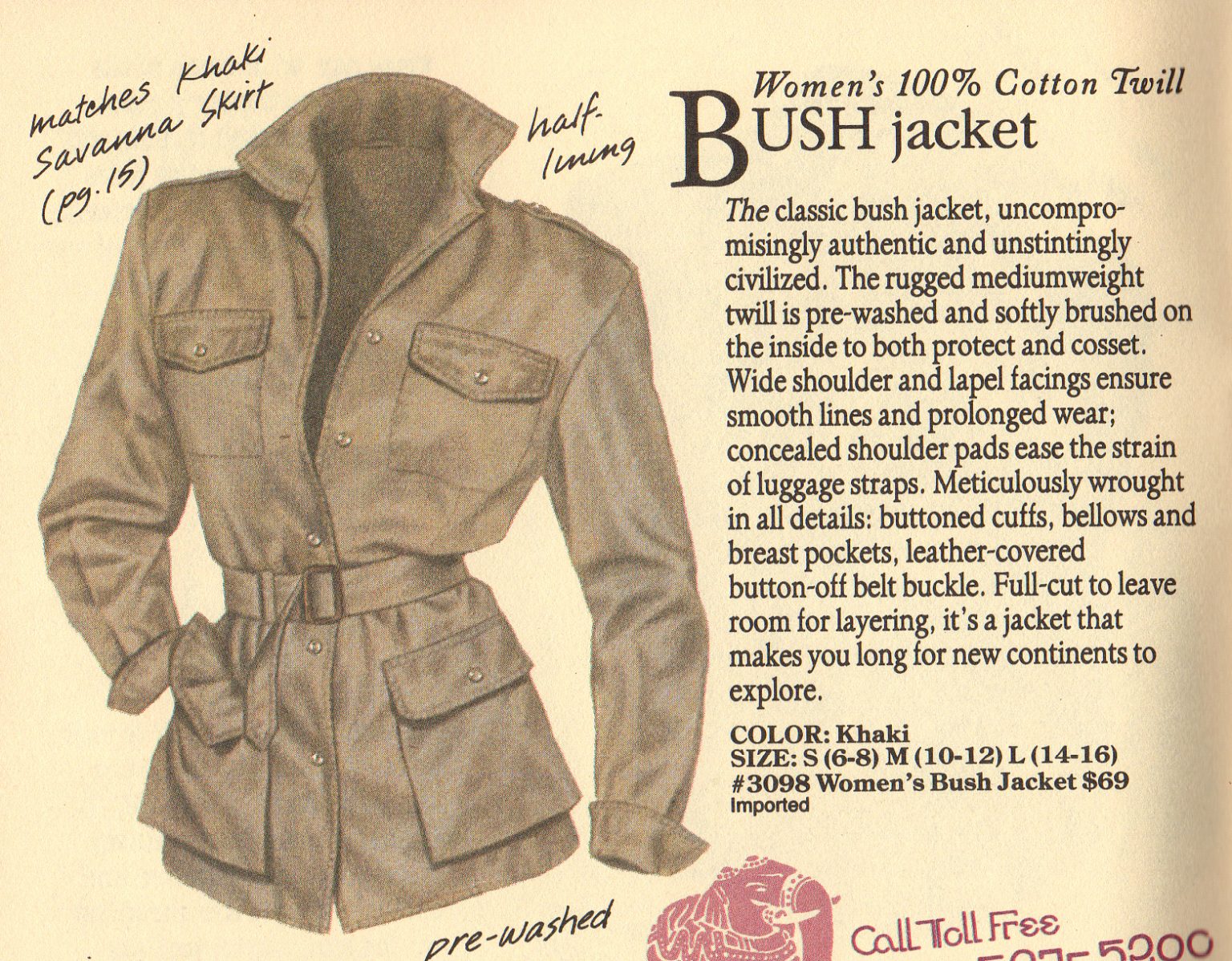 Women’s Bush Jacket – Abandoned Republic